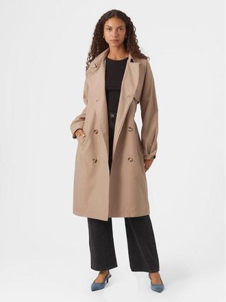 Vero Moda Tenchcoat Doreen 10301287 Beige Regular Fit