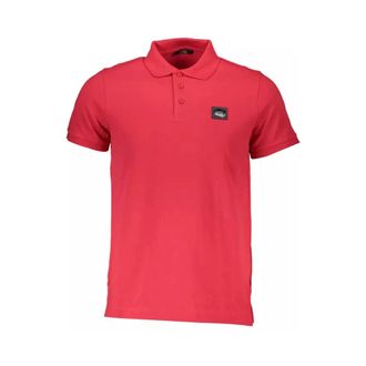 Cavalli Rotes Baumwoll-Poloshirt f&uuml;r M&auml;nner - - Tops - Herren - Rot - M