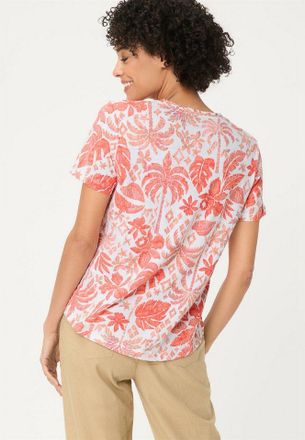 Olsen T-Shirt mit Allover-Dessin