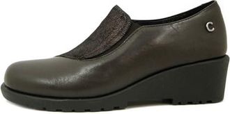 Cinzia Soft Mocassins Femme en Cuir Brun Foncé, compensée basse, 3976, Marron brun brun brun, 40 EU