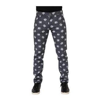 Dolce & Gabbana Logo Skinny Denim Jeans - - Jeans - Herren - Grau - XL