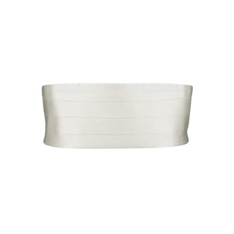 Stella McCartney Creme Grosgrain Kummerbund - - Accessories - Damen - Beige - M