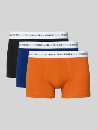 Tommy Hilfiger Slim Fit Trunks aus Baumwoll-Mix im 3er-Pack