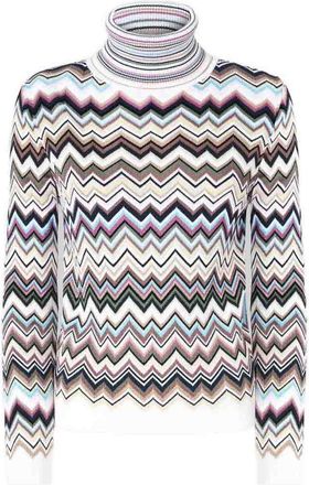Missoni Rollkragenpullover - Dunkelblau