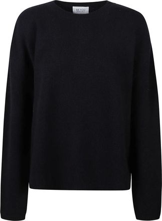 Be You Pull en maille &agrave; col rond - Femme - Pulls - Bleu - Taille: 36 FR