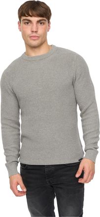 Crosshatch Jampster Sweatshirt f&uuml;r Herren, Rundhalsausschnitt, Jerseyware (Grau)