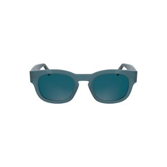 Calvin Klein Quadratische Sonnenbrille Petrol