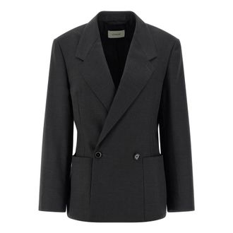 Christophe Lemaire Doppelreihiger- taillierter Blazer - - Jackets - Damen - Schwarzk - M