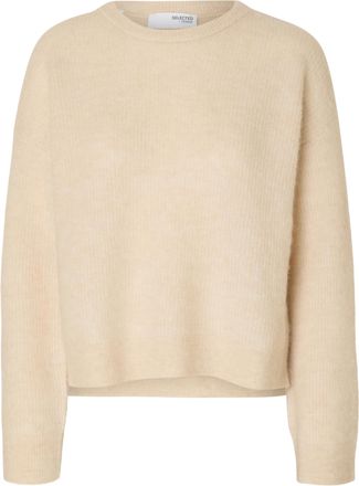 Selected Slfsia Ras Ls Knit New O-Neck Noos