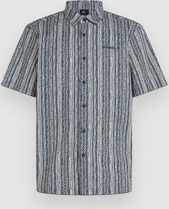 O'Neill Print Hemd blue pressed lines