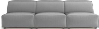KAISER Komfortables, modulares 3-Sitzer-Sofa California Grau