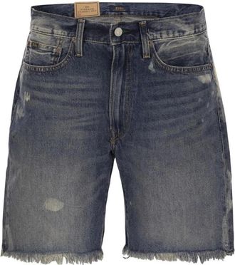 Polo Ralph Lauren Homme, Shorts, Bleu, Taille: W32 Vintage Classic Fit Denim Shorts