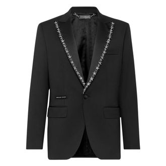 Philipp Plein Homme, Vestes, Noir, Taille: S Blazer Lord Fit