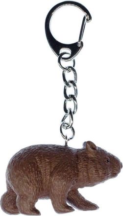Miniblings Wombat Australien Schl&uuml;sselanh&auml;nger - Handmade Modeschmuck I Anh&auml;nger Schl&uuml;sselring Schl&uuml;sselband Keyring - Wombat Australien