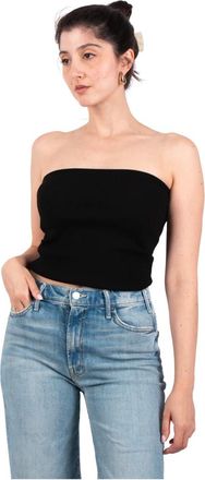 Drykorn Femme, Tops, Noir, Taille: 38 FR Eywi Strick Corsage