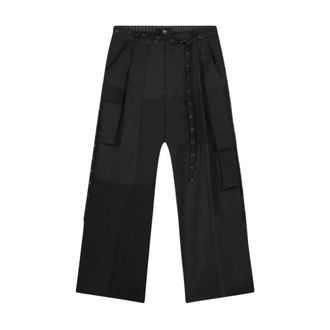 1/OFF Pantalons Patchwork Eyelets - - Trousers - Damen - Schwarzk - S