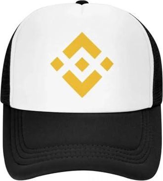 Generic Casquette Trucker Binance Coin personnalis&eacute;e pour Hommes et Femmes Ajustable Adulte Blockchain BNB Casquette de Baseball Style Papa Les Sports activit