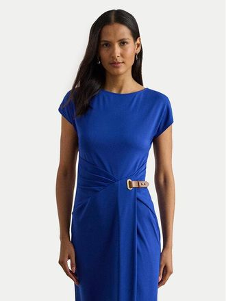 Lauren Ralph Lauren Coctailkleid 200P03763002 Blau Slim Fit