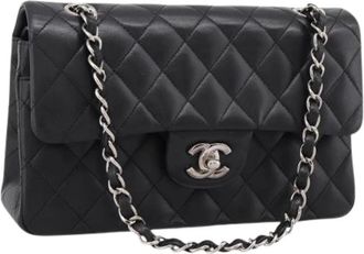 Chanel Sac bandouli&egrave;re vintage doccasion - Femme - Pre-owned - Noir - Taille: ONE Size