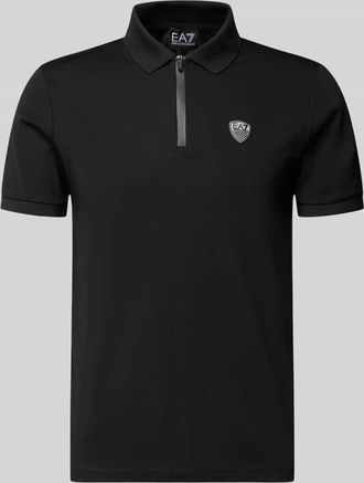 Emporio Armani Slim Fit Poloshirt aus Viskose-Mix