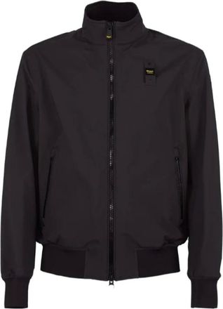 Blauer Homme, Vestes, Noir, Taille: S Anson Bomber Jacket