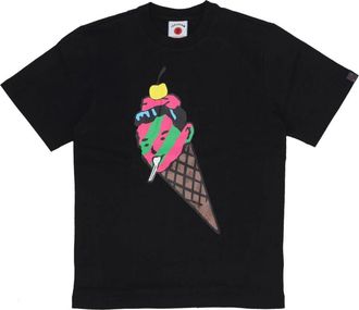 Icecream Schwarzes Cone Man Tee T-shirt - - Tops - Herren - Schwarzk - M