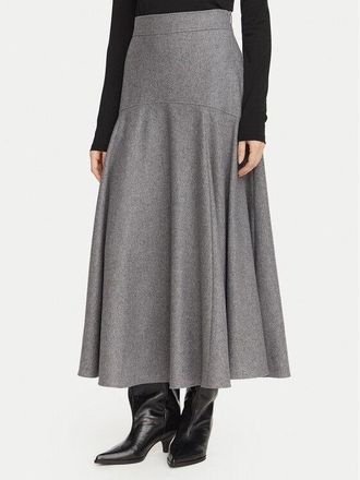 HUGO BOSS Trapezf&ouml;rmiger Rock Vopala 50568806 Grau Regular Fit