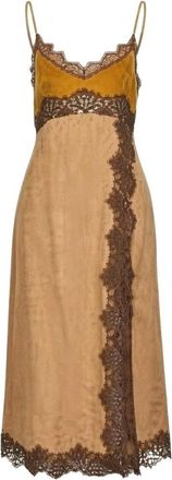Pinko Pinko, Damen, Kleider, Braun, XSGr&ouml;&szlig;e