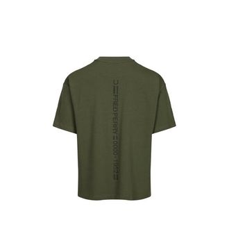 Fred Perry T-shirt oversize &agrave; imprim&eacute; dos en coton