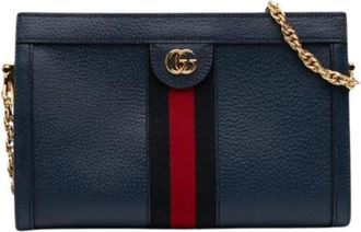 Gucci Sac bandouli&egrave;re Ophidia Pre-owned - Femme - Pre-owned - Bleu - Taille: ONE Size