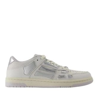 Amiri Low-Top Sneaker - Metallic Skel Top Low Sneakers - Synthetic - White - Gr. 38 (EU) - in Weiß - für Damen