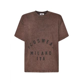 GCDS Gcds T-shirts und Polos Bordeaux - - Tops - Herren - Rot - L