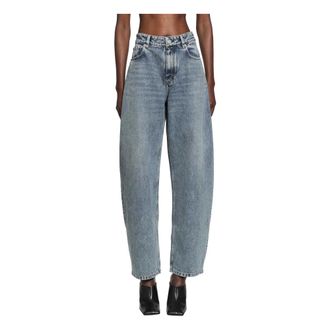 Alaia Femme, Jeans, Bleu, Taille: W28 Jean Coupe Ronde