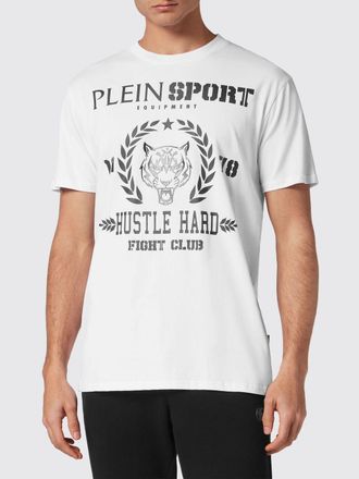 Plein Sport T-shirt en coton avec imprim&eacute; graphique contrastant