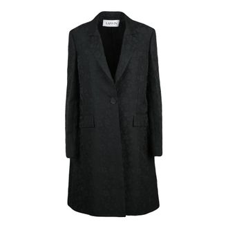 Lanvin Cappotto - - Coats - Damen - Schwarzk - S
