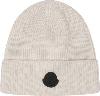 Moncler Bonnet c&ocirc;tel&eacute; - Homme - Accessoires - Beige - Taille: ONE Size