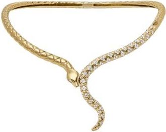Emporio Armani EGS3143710 Collier pour femme en métal plaqué or, taille unique, Laiton, Pas de gemme