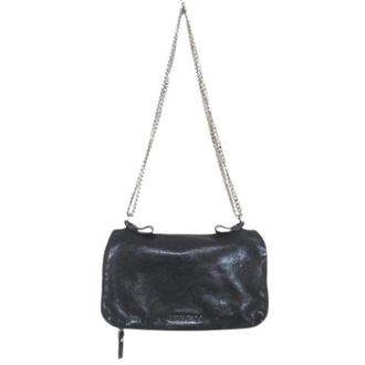 Jimmy Choo London Pre-owned Leather Shoulder Bag - - Pre-owned - Damen - Schwarzk - ONE SIZE