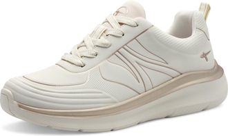 Tamaris Comfort Damen Sneaker flach mit Chunky-Sohle Vegan, Weiß (Offwhite), 37 EU