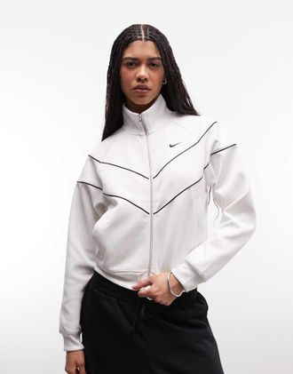 Nike Windrunner-Jacke in Wei&szlig;
