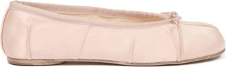 Maison Margiela Femme, Chaussures, Rose, Taille: 37 1/2 EU Tabi Ballerines en satin