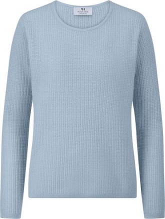 Peter Hahn Rundhals-Pullover 1/1-Arm Peter Hahn blau