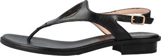 Hispanitas Femme, Chaussures, Noir, Taille: 39 EU Sandalia Plana Ibiza
