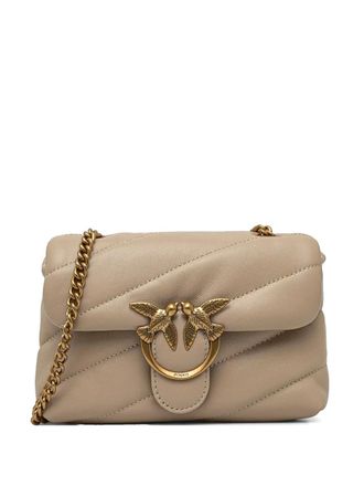 Pinko sac &agrave; bandouli&egrave;re Love Puff - Tons neutres