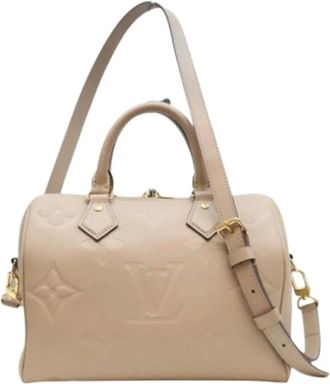 Louis Vuitton Sac bandouli&egrave;re Monogram Empreinte Pre-owned - Femme - Pre-owned - Beige - Taille: ONE Size