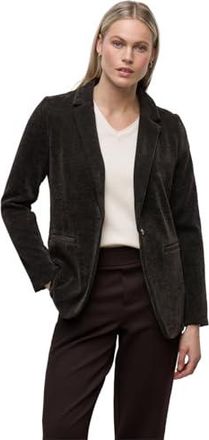 Street One 2117048 Américain en Velours côtelé Chenille, Marron Ultra Profond, 36 Femme