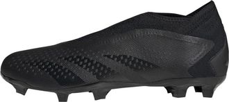 adidas Unisex Predator Accuracy.3 Laceless Firm Ground Boots, Core Black/Core Black/Cloud White, 42 2/3 EU