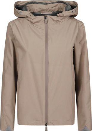 Herno Femme, Vestes, Brun, Taille: 40 FR Microfibra Cappuccio Stacc