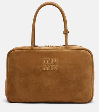 Miu Miu Tote Bag Beau Large aus Veloursleder