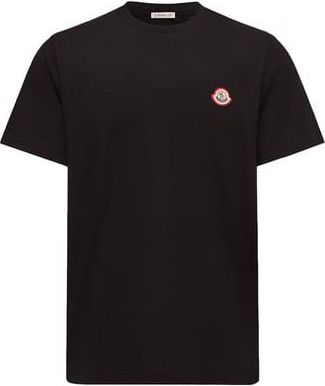 Moncler T-shirt droit col rond uni